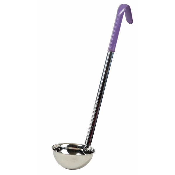 Winco - LDC-6P - 6oz, Ladle, One-piece, Purple, Stainless Steel ...