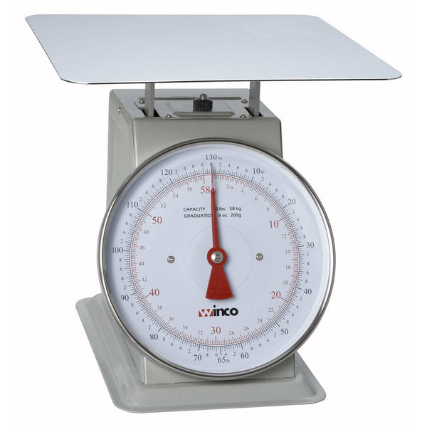 Winco - SCAL-9130 - 130Lbs Receiving Scale, 9" Dial - Food Preparation ...